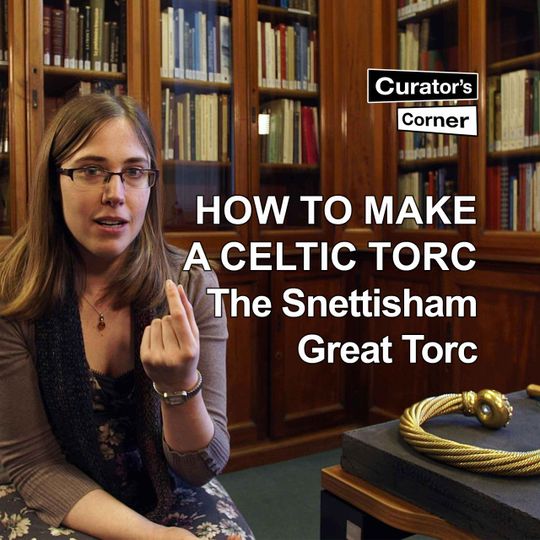 Cómo hacer un torque celta: el gran torque de Snettisham - CaixaForum+